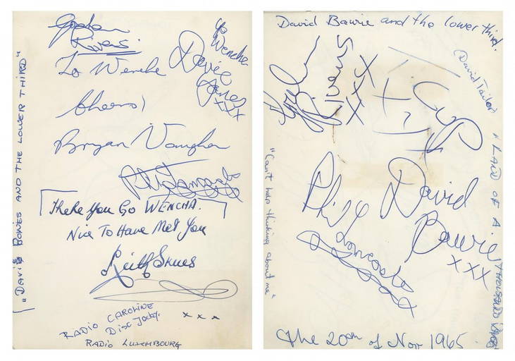 AUTOGRAPH COLLECTION 1960s COL An important autograph - Jun 05, 2014 ...