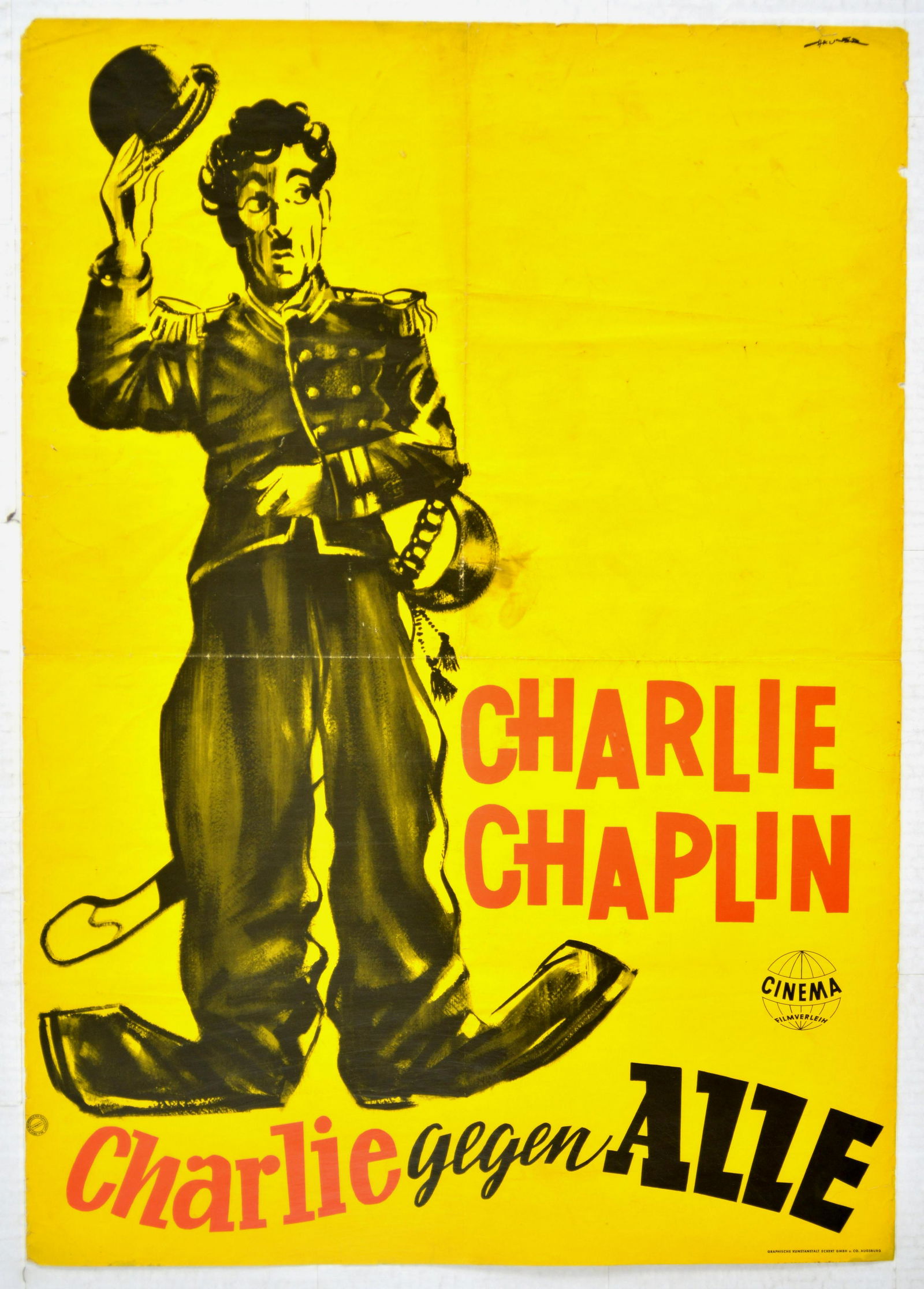 Cinema Poster Charlie Chaplin His New Job - Nov 07, 2020 | AntikBar ...