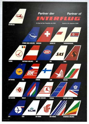 Advertising Poster Partner Interflug Airlines DDR - Apr 17, 2021 ...