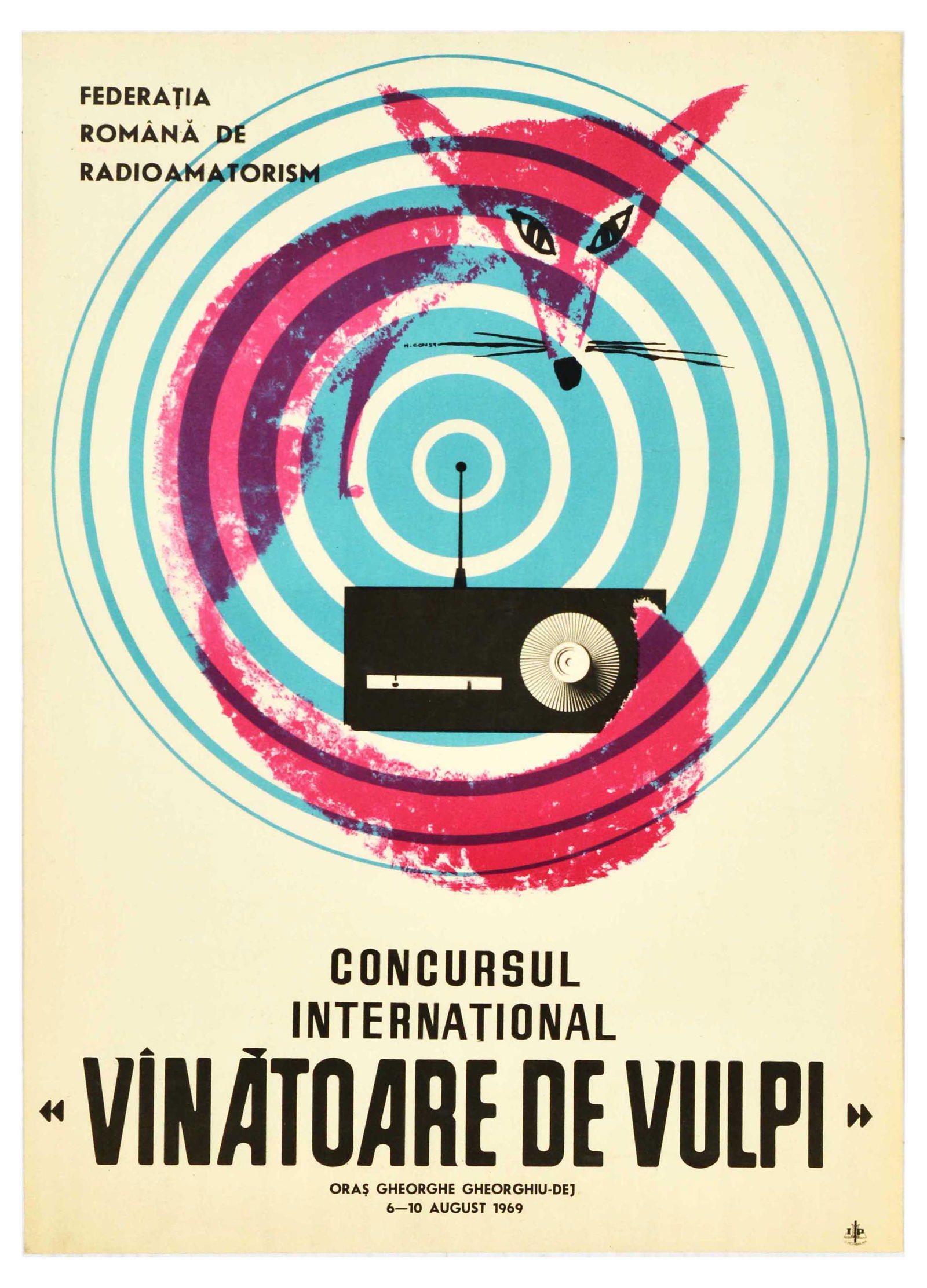 Sport Poster Ham Radio Fox Hunting Vinatoare De Vulpi Amateur Radio ...