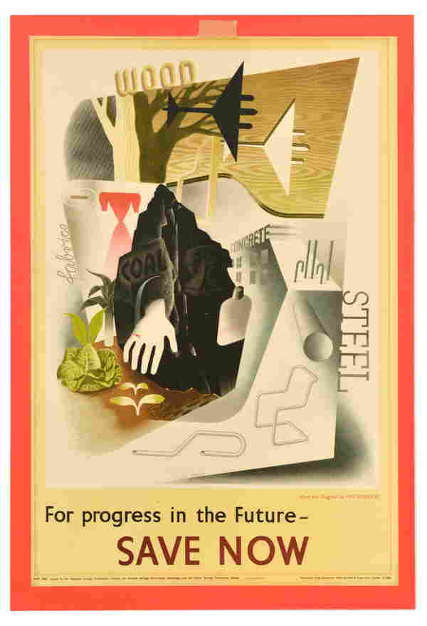 Propaganda Poster Modernism Progress Future Save Now Eric Fraser (#0325 ...