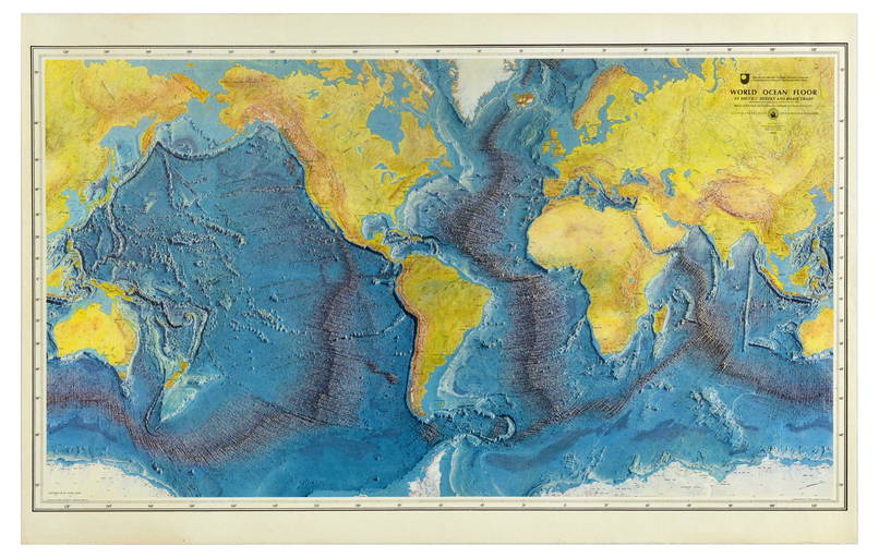 Ocean Topography Poster Set Scripps Institution Of Oceanography
