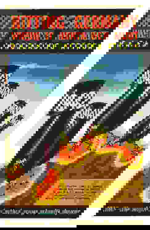 War Poster Hitting Germany Raf Bombs Wwii Auction