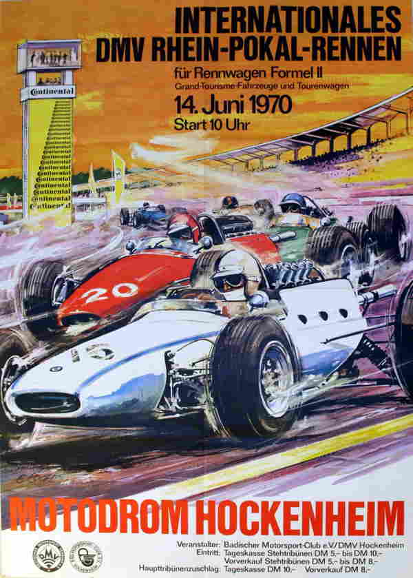 Original car racing poster 1970 Formula 2 Hockenheim - Nov 15, 2014 ...