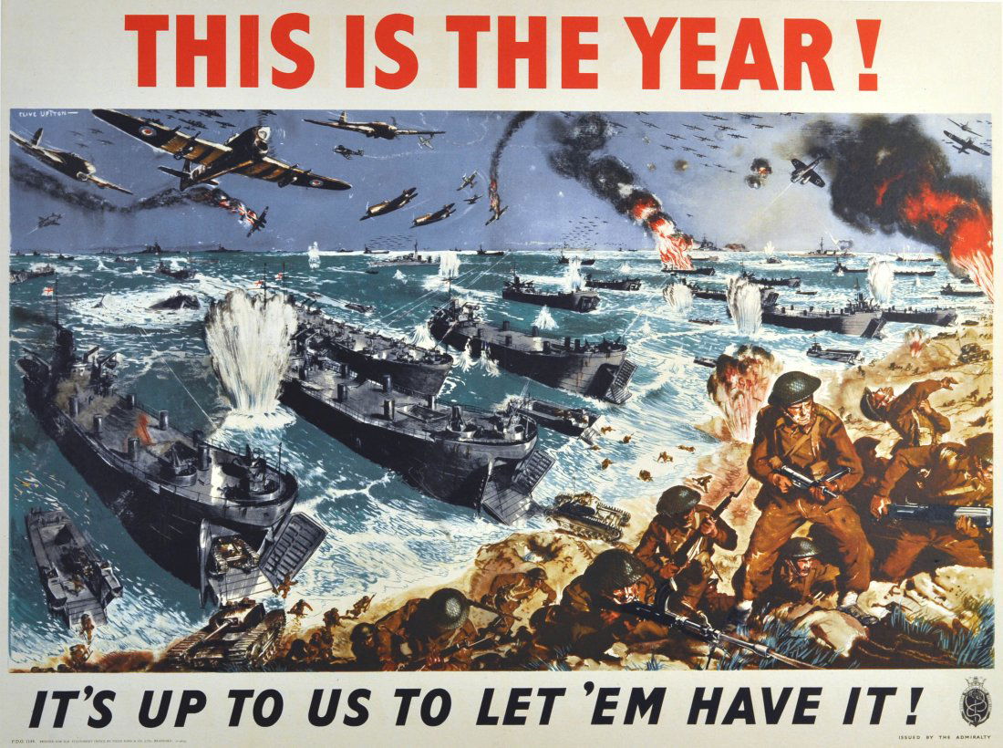 Original poster D Day Landing WWII - This is the Year!
