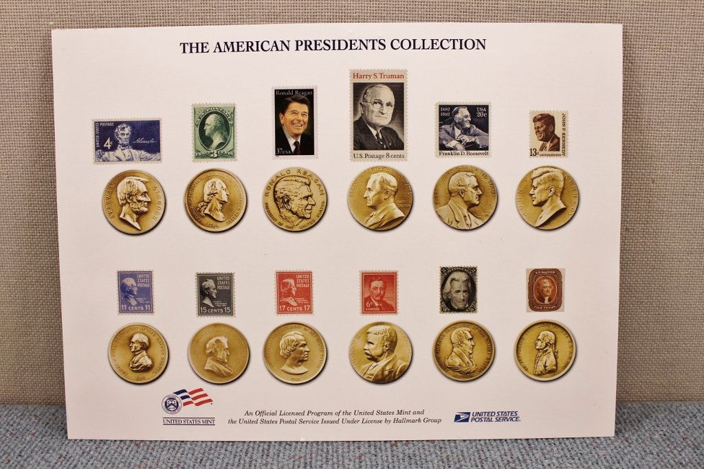 American Presidents Coin & Stamp Collection