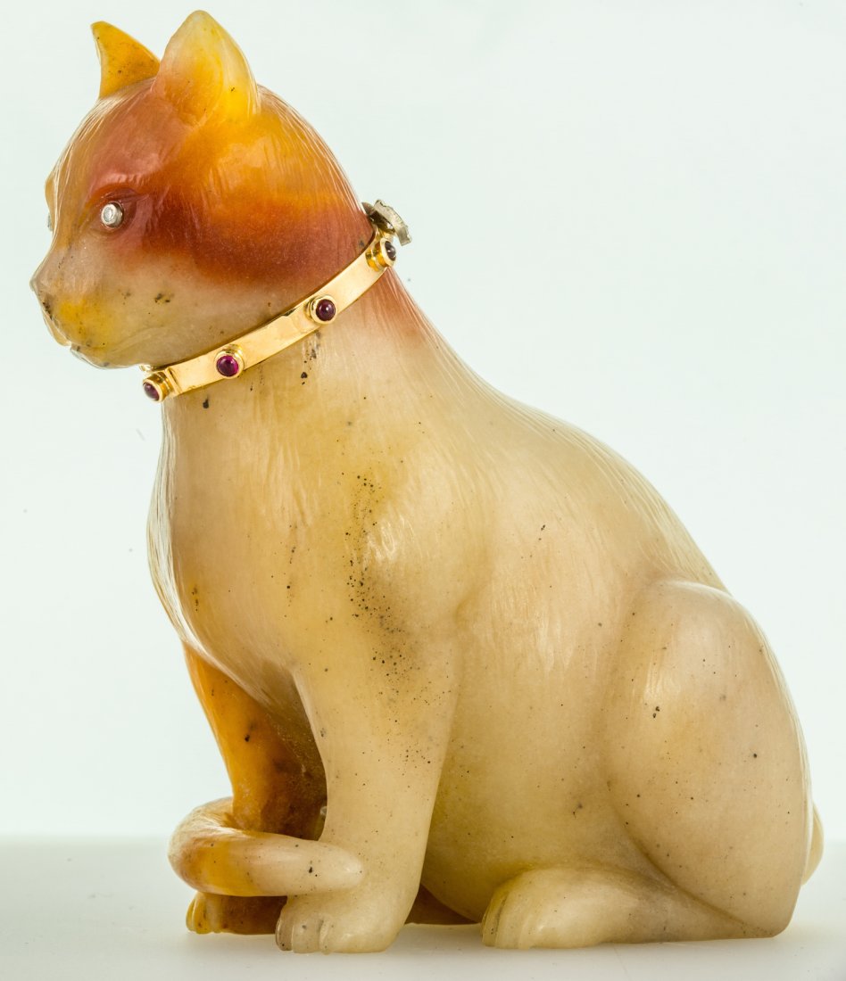 A WELLCARVED HARDSTONE CAT SCULPTURE, POSSIBLY BY - Jun 26, 2014 ...