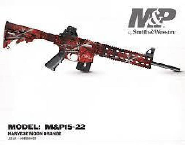 _new!_ Smith And Wesson M&p15 22 Harvest Moon Orange 22
