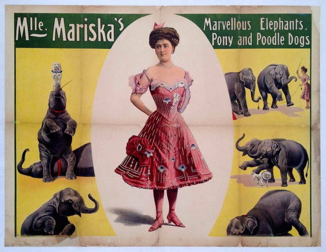 Mlle Mariska's Marvellous Elephants, Pony And Poodle