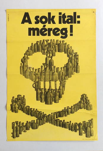 Too Much Alcohol...poison! Safety Poster