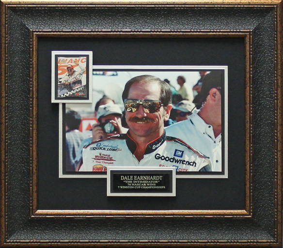 Dale Earnhardt Signed Framed Card