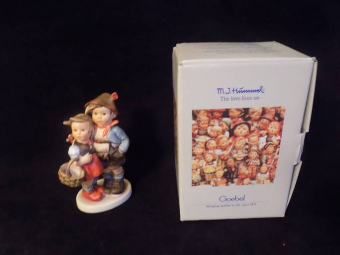 M.i. Hummel Hand Signed Dutch Boy&girl Porcelain Fig.