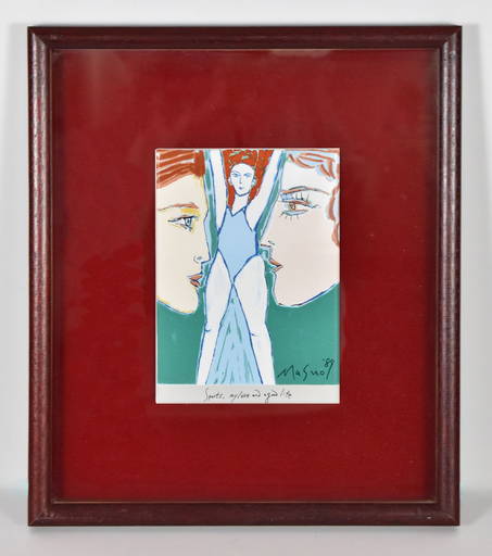 Masuo Ikeda Olympic Ceramic Painting