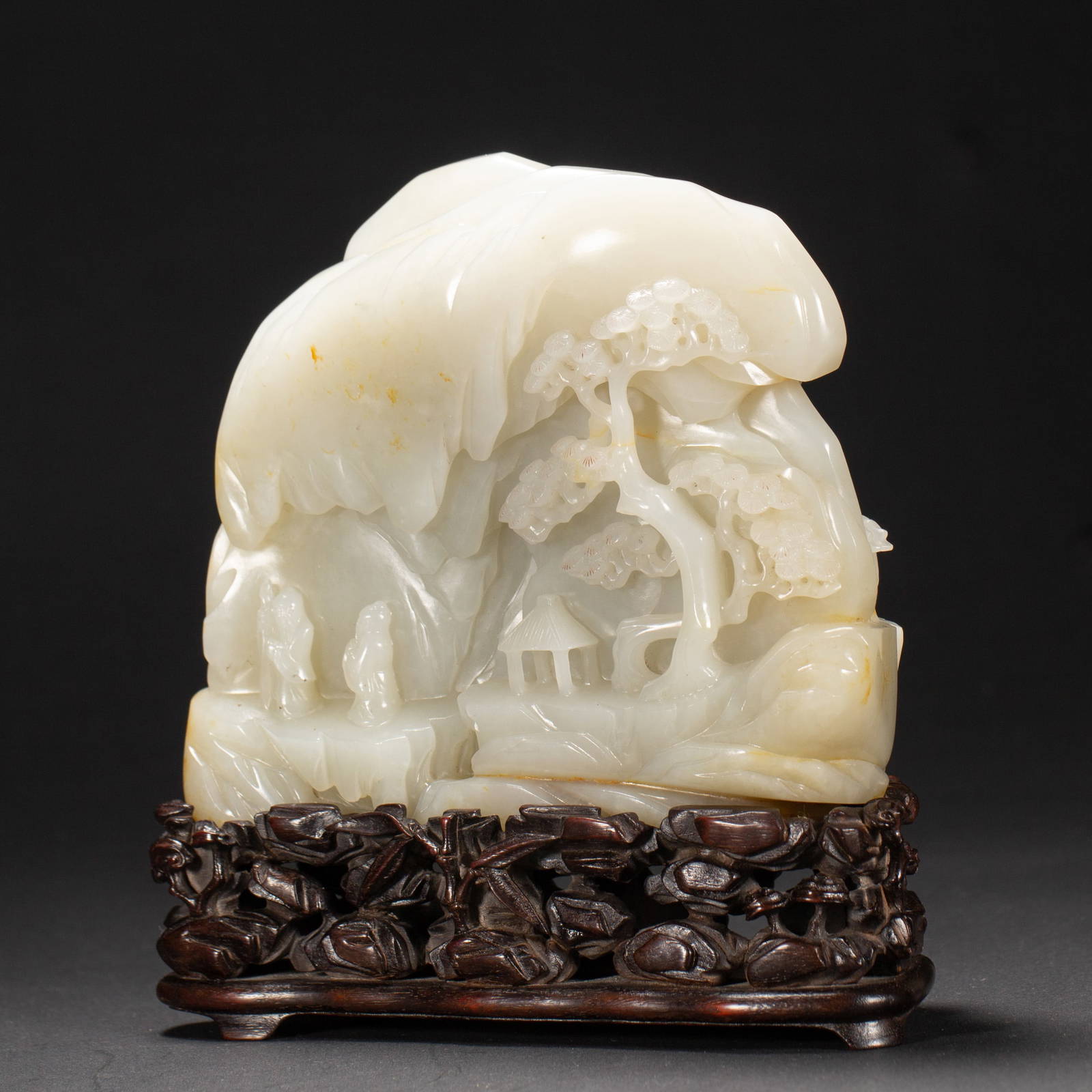 A Carved Jade Decoration Auction