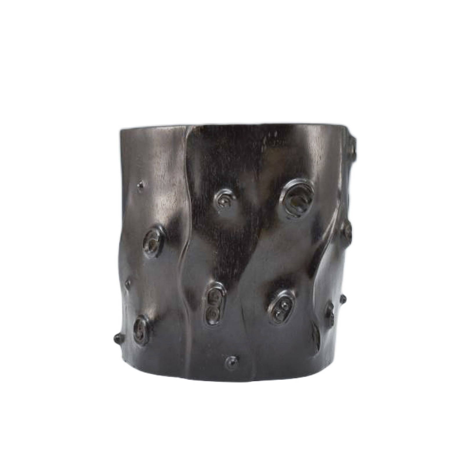 Tree Trunk Motif Zitan Carved Brush Pot Auction