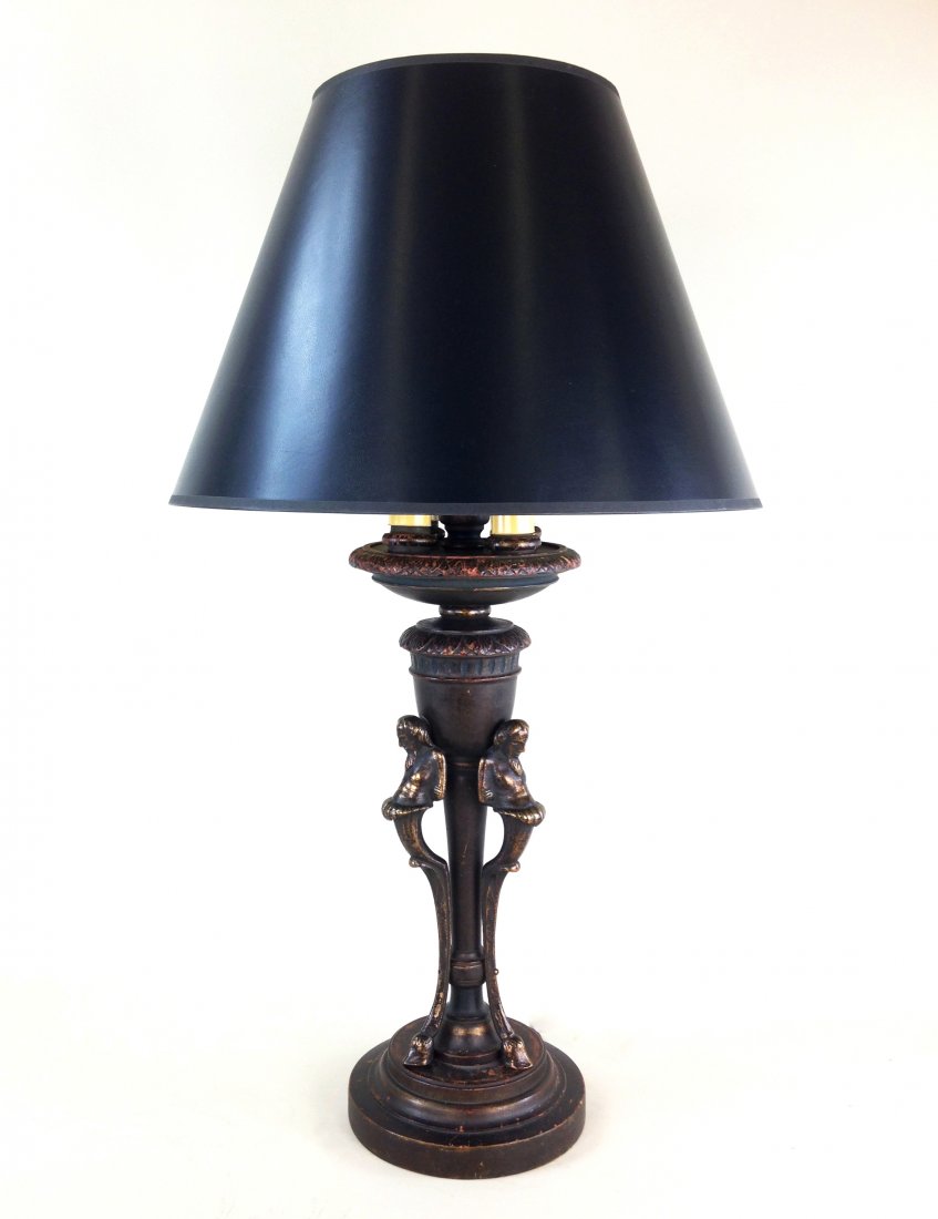 Bronze Lamp W/ Shade