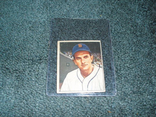 1950 Bowman Johnny Groth Detriot Tigers
