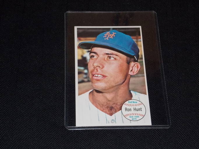 1964 Topps Giants, Ron Hunt, New York Mets (voted "the