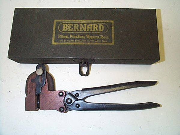 336: Bernard metal punch with 13 punches. Tool is stam - Sep 14, 2006 ...