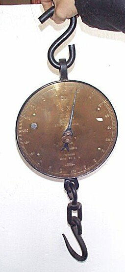 Salter's Trade Spring Balance Scale Ex #20t 200 Pou