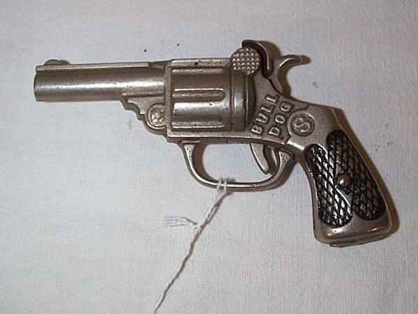 1920's Kenton Bulldog Cap Gun, Measures 5 In., In G