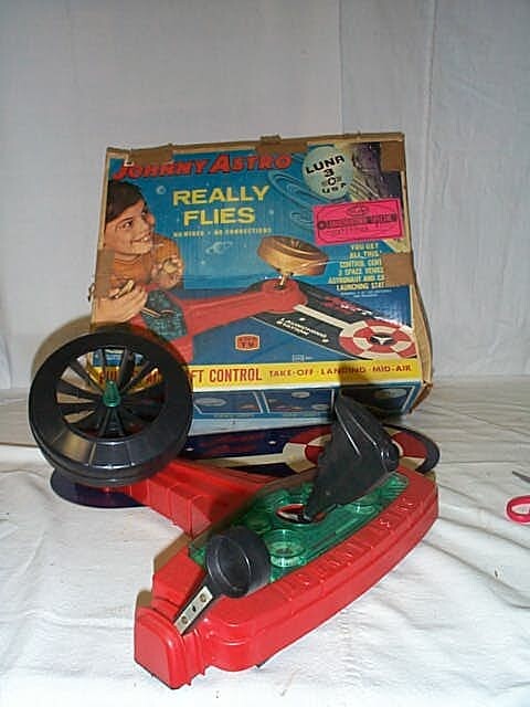 62: Topper Toys Johnny Astro Launching Station with box