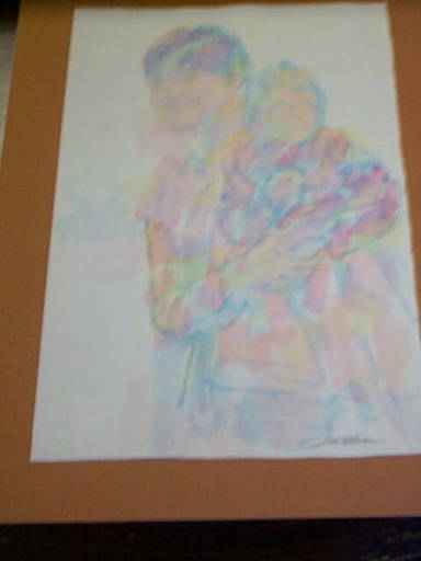 Original Watercolor By Don Bloom, Measures 16 In. Ta