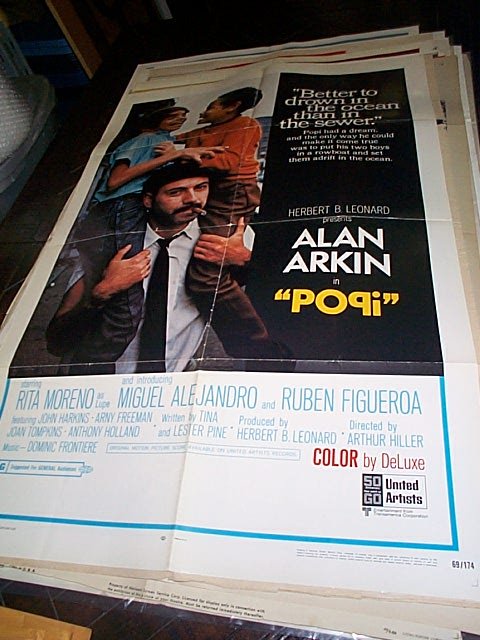 618: Original movie poster. "Popi" 1969 Measures 41