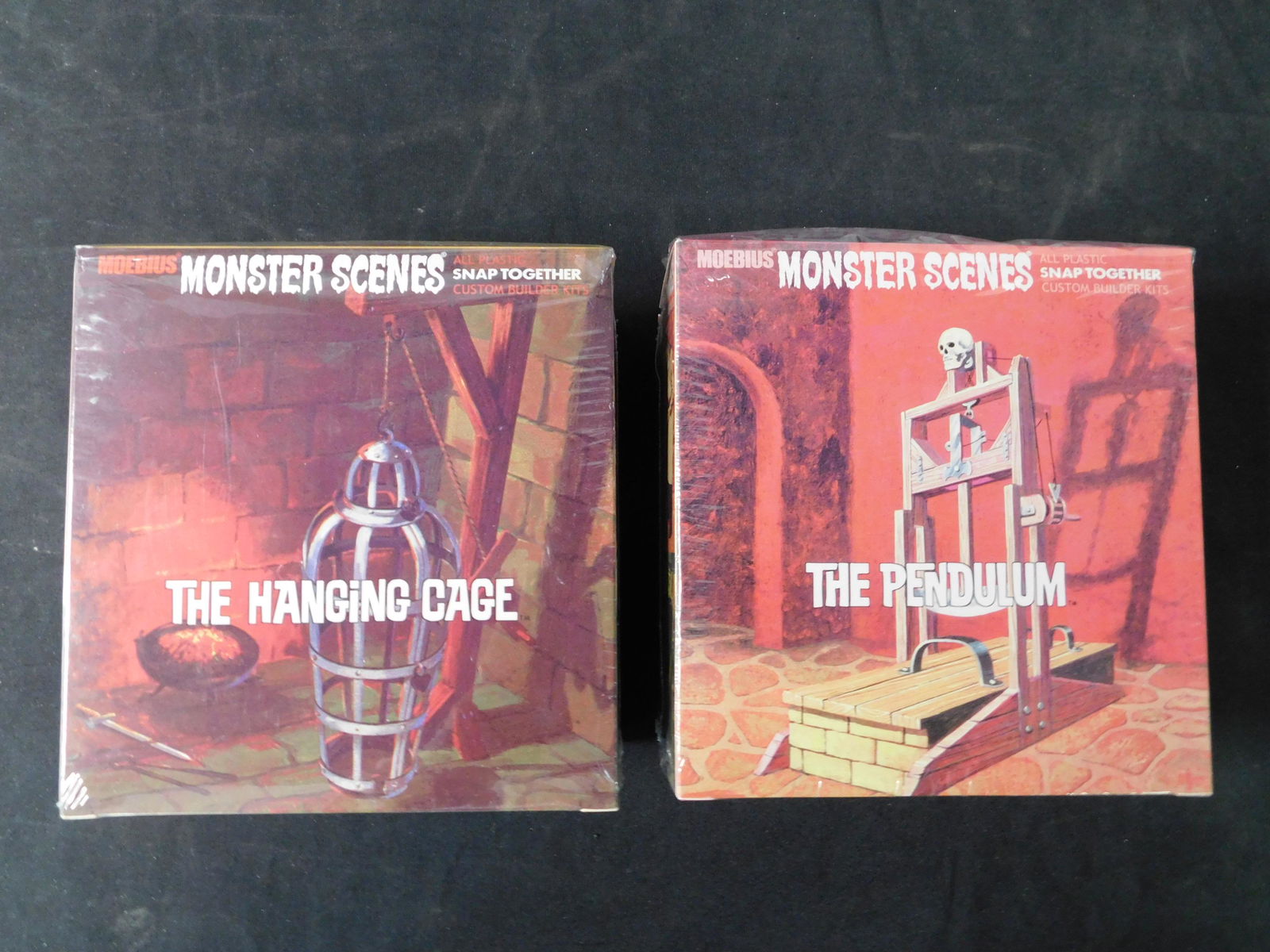 Moebius Monster Scenes The Pendulum & The Hanging Cage