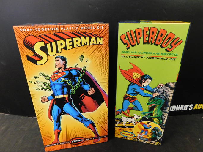 Superboy And Superman Model Kits