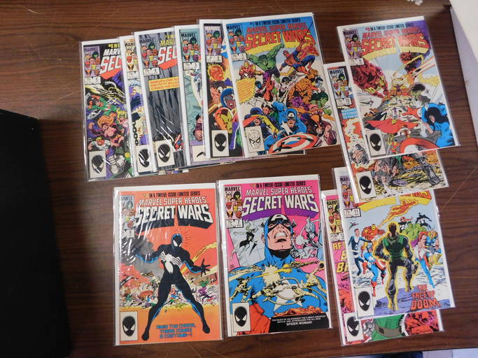 Marvel Super Heroes And Secret Wars Comic Book Lot