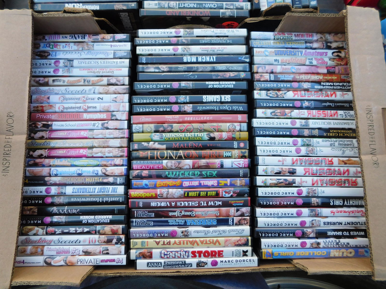 Large Lot Of Adult Dvd's Movies
