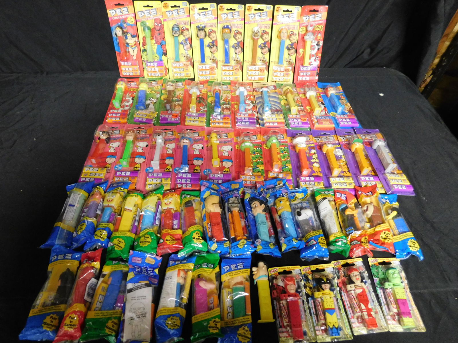 Large Lot Of Pez In Packages