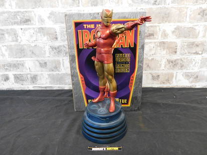 Marvel The Invincible Iron Man Retro Version Statue By