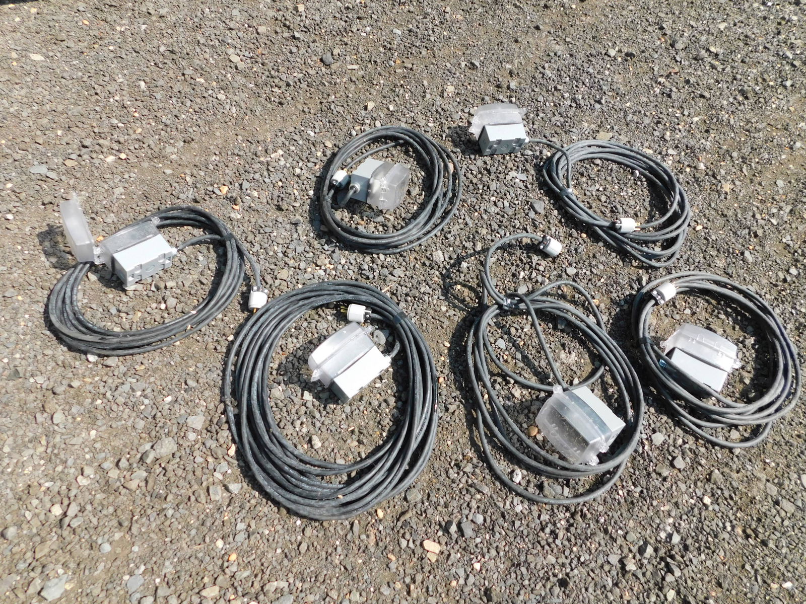 Lot Of 6 Professional Grade Extension Cords