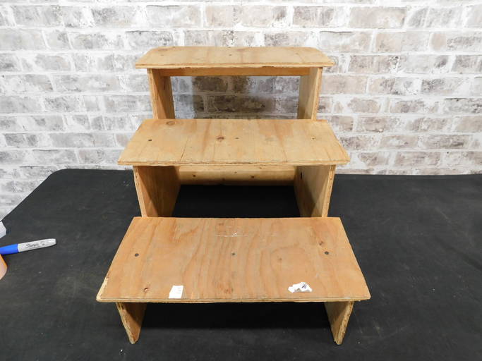 Homemade 3 Stair Step Up