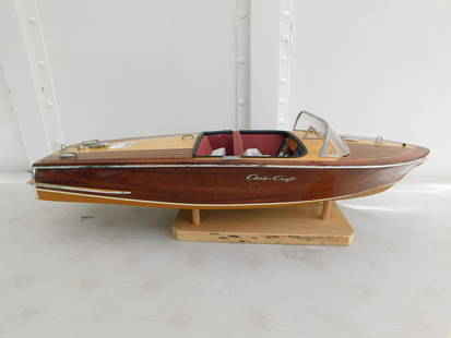 Rc Chris Craft Wooden Boat With Electric Engine