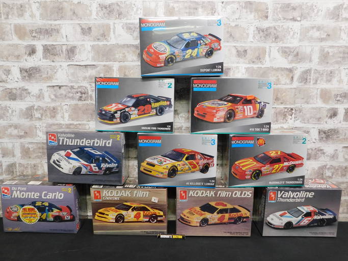 Lot of 10 Sealed AMT and Monogram NASCAR Model Kits - Aug 05, 2021 ...