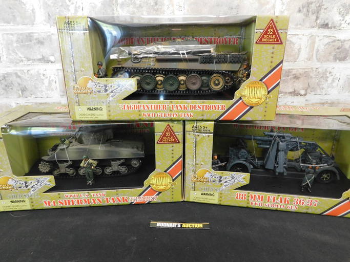 Lot of 3 Ultimate Soldier 1:32 Scale Diecast Tanks - Oct 06, 2021 ...