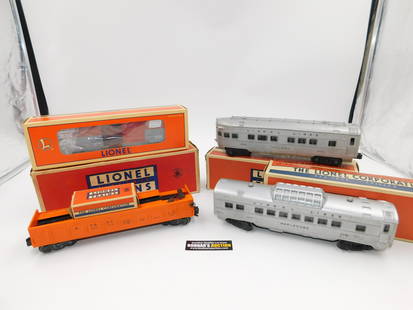 4 Lionel Rolling Stock Passenger Cars