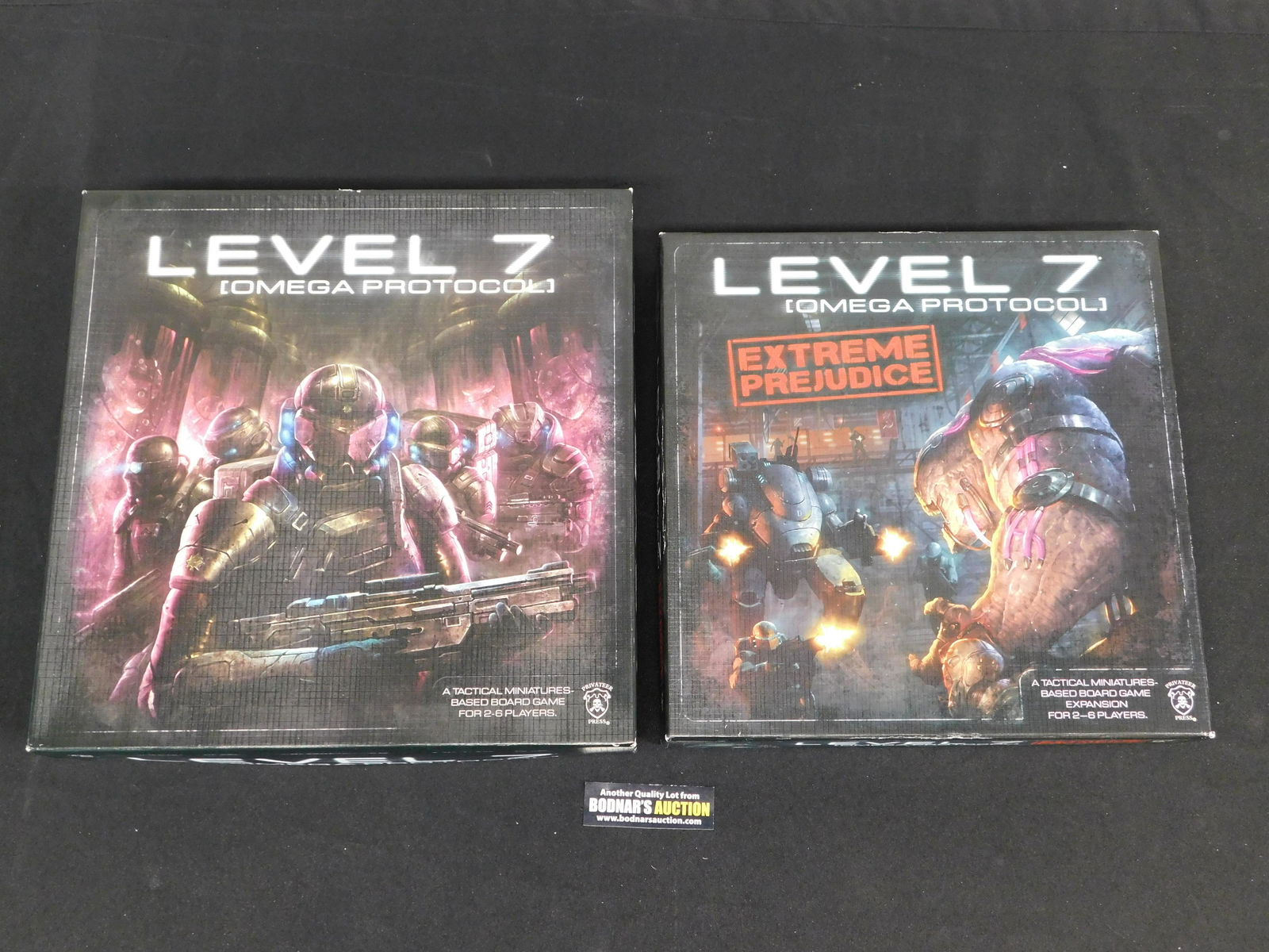 Level 7 Omega Protocol Board Game Lot