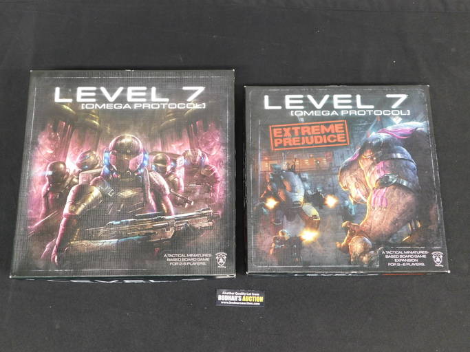Level 7 Omega Protocol Board Game Lot