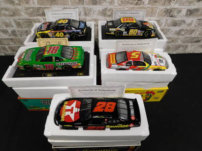 Lot Of 5 Revell Collection Nascar 1:18 Scale Diecast