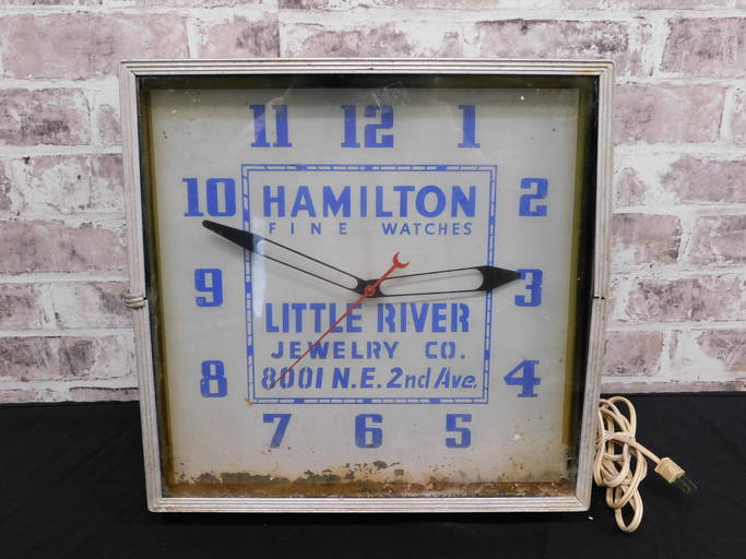 Vintage Electric Store Advertising Clock