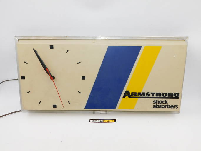 Armstrong Shock Absorbers Advertising Shop Clock (#0217) on Feb 09 ...