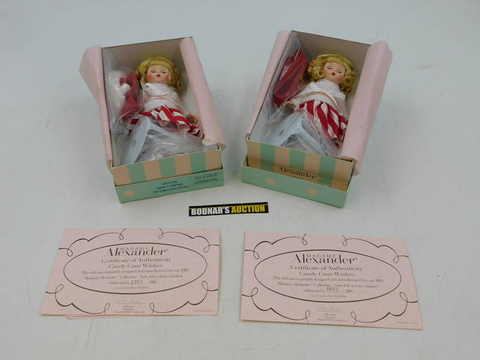 Lot of 2 Madame Alexander Candy Cane Wishes Dolls - Mar 16, 2022 ...