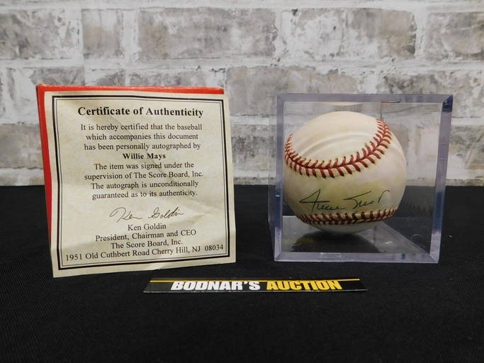 Willie Mays Autographed Baseball