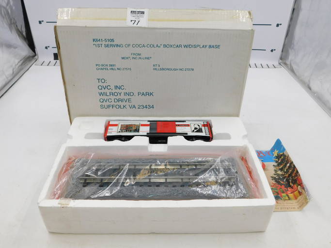 K-Line 1st Serving of Coca Cola Boxcar with Display Track (#0071) on ...