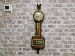 Attributed to Aaron Willard Jr. (1783-1864), Lyre Banjo Clock, Boston ...