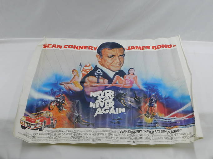 James Bond Never Say Never Again Poster - England (#0188) on Jan 04 ...